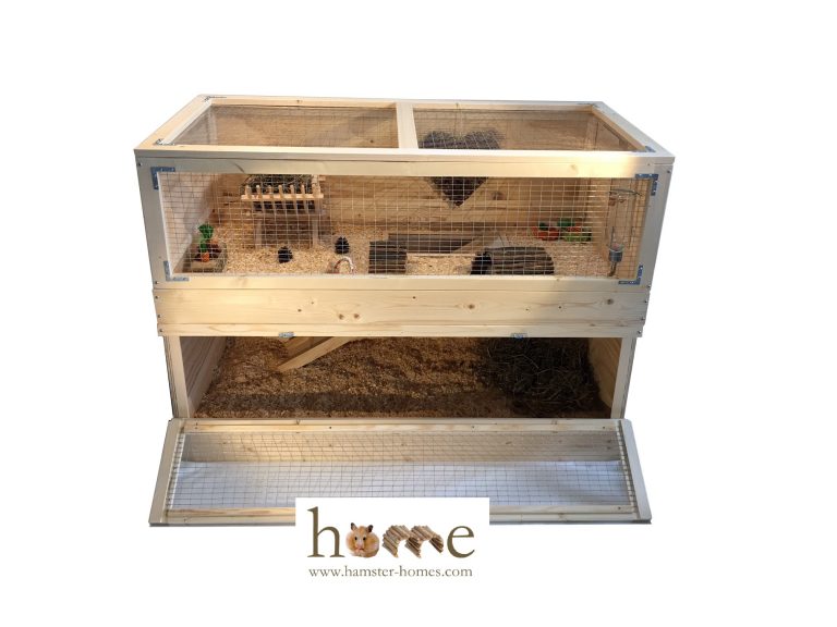 Two Tier Stackable Guinea Pig Cage - High quality - Made in the UK.