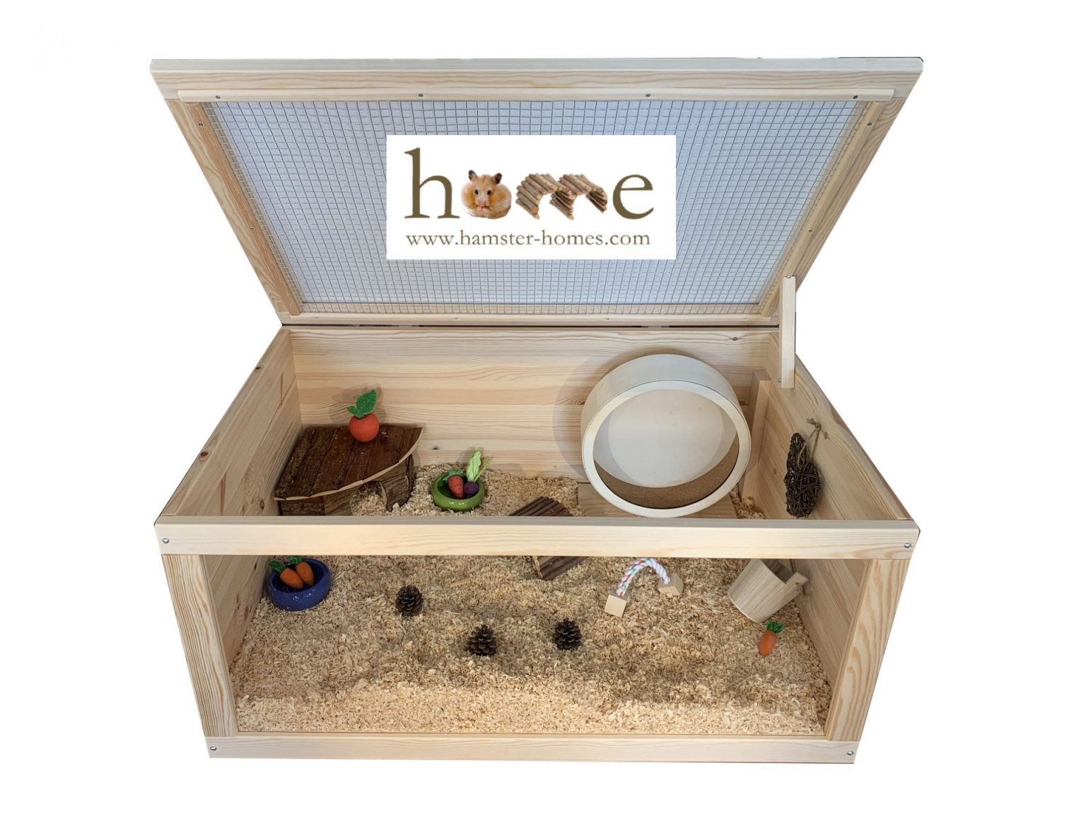 Wooden Hamster Cages - Made in our UK workshop
