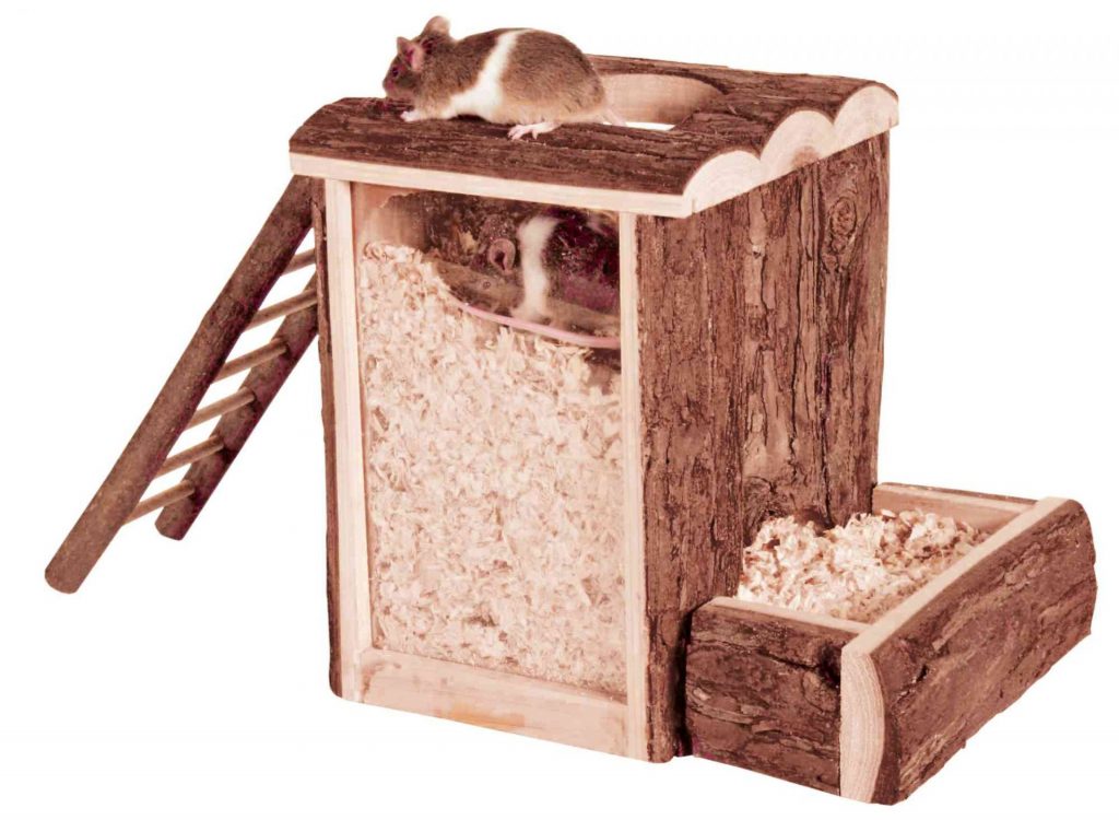 Climb & Burrow Box for Hamsters & Small Pets