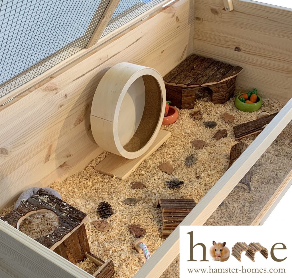 Super Large Hamster Cage & Small Pet Home with Full Height Perspex ...
