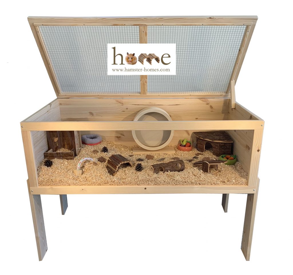 Super Large Hamster Cage & Small Pet Home with Full Height Perspex ...