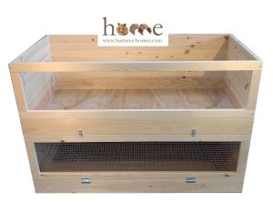 Two Tier Stackable Guinea Pig Cage - High quality - Made in the UK.